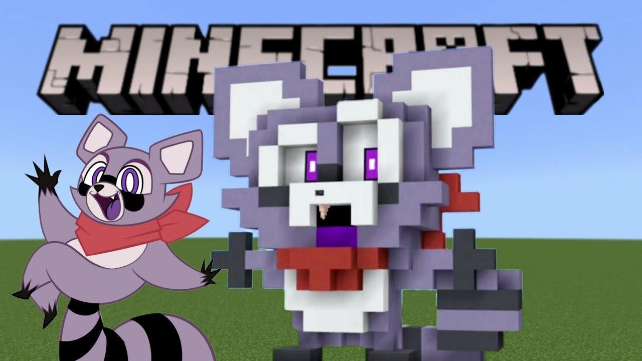 How to build Rambley the Raccoon in Minecraft - YouTube