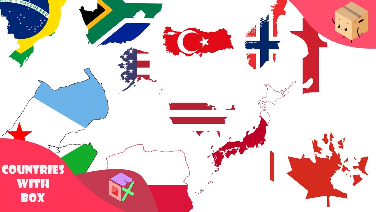 COUNTRIES | COUNTRIES FLAGS | COUNTRIES WITH BOX | WORLD MAP ...