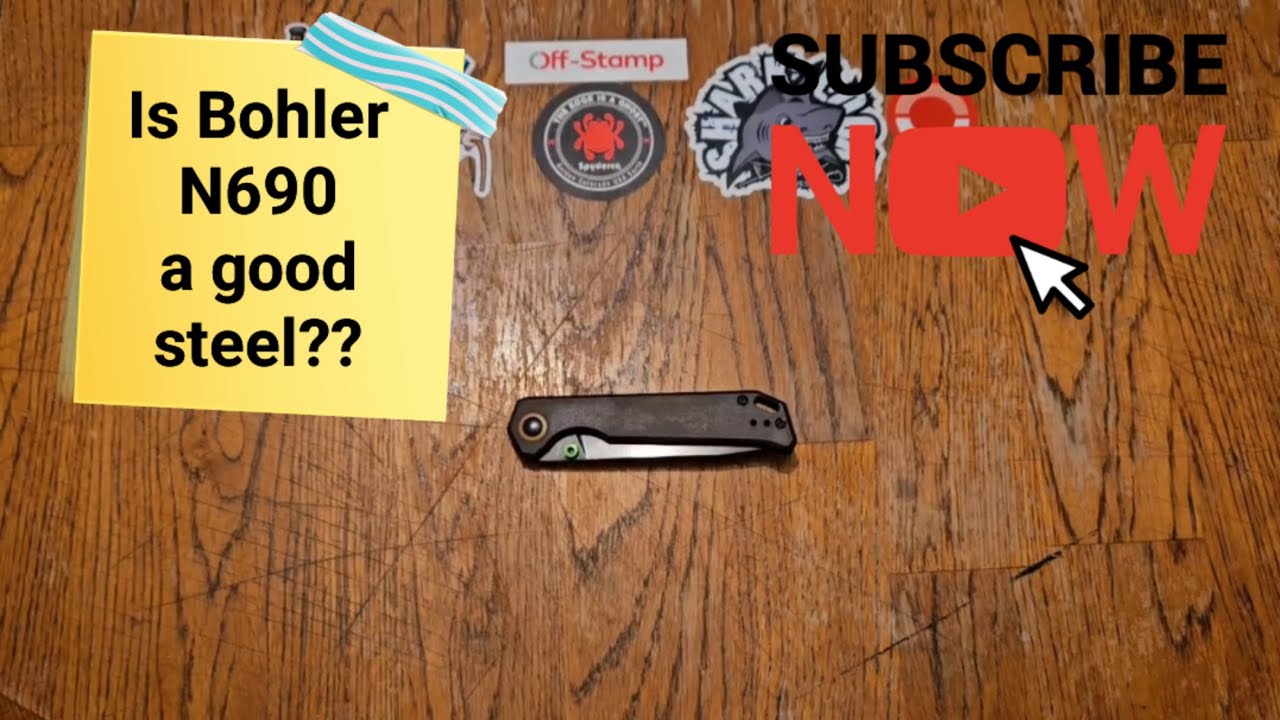 Kizer N690 N690co edge retention test is n690 a good knife steel? - YouTube