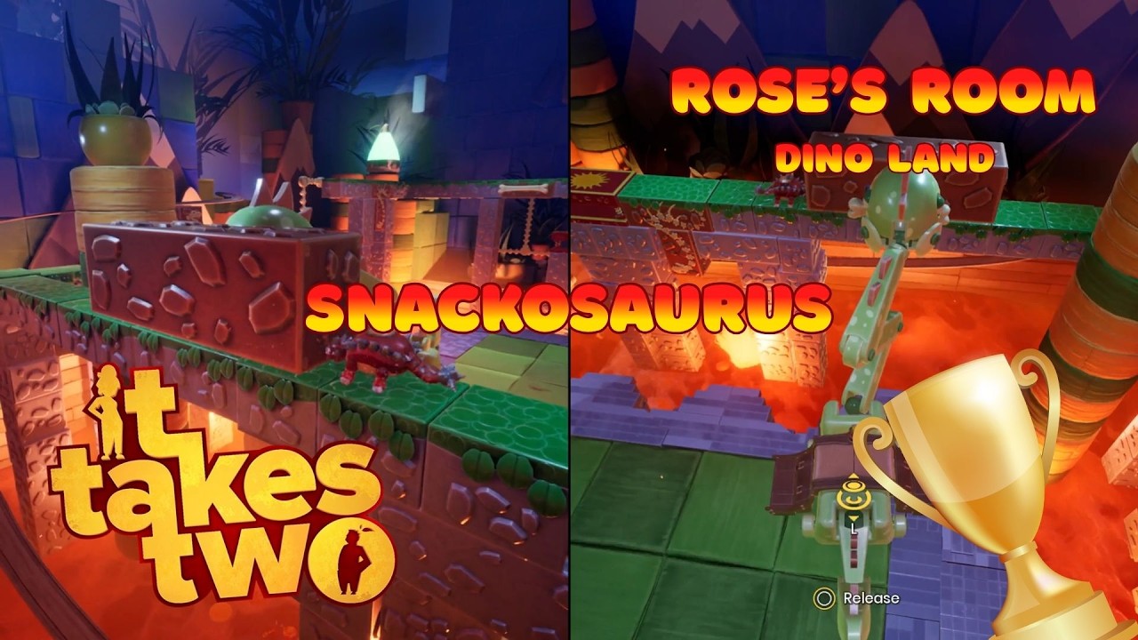 It Takes Two – Snackosaurus Trophy Guide | How to Unlock | PS5 - YouTube