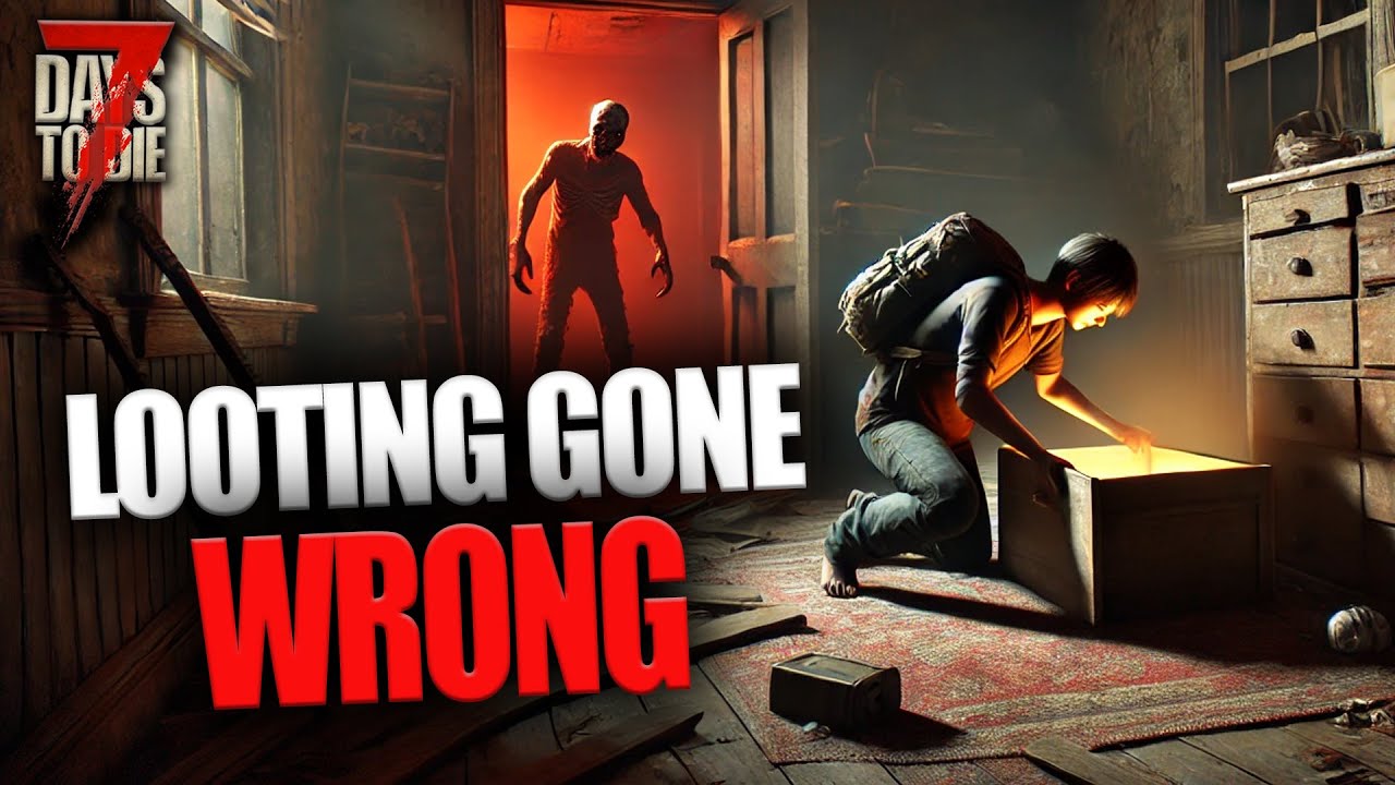 Lootrun With Sneaky Zombies - This Is 7 Days To Die 1.0 - Part 2 - YouTube