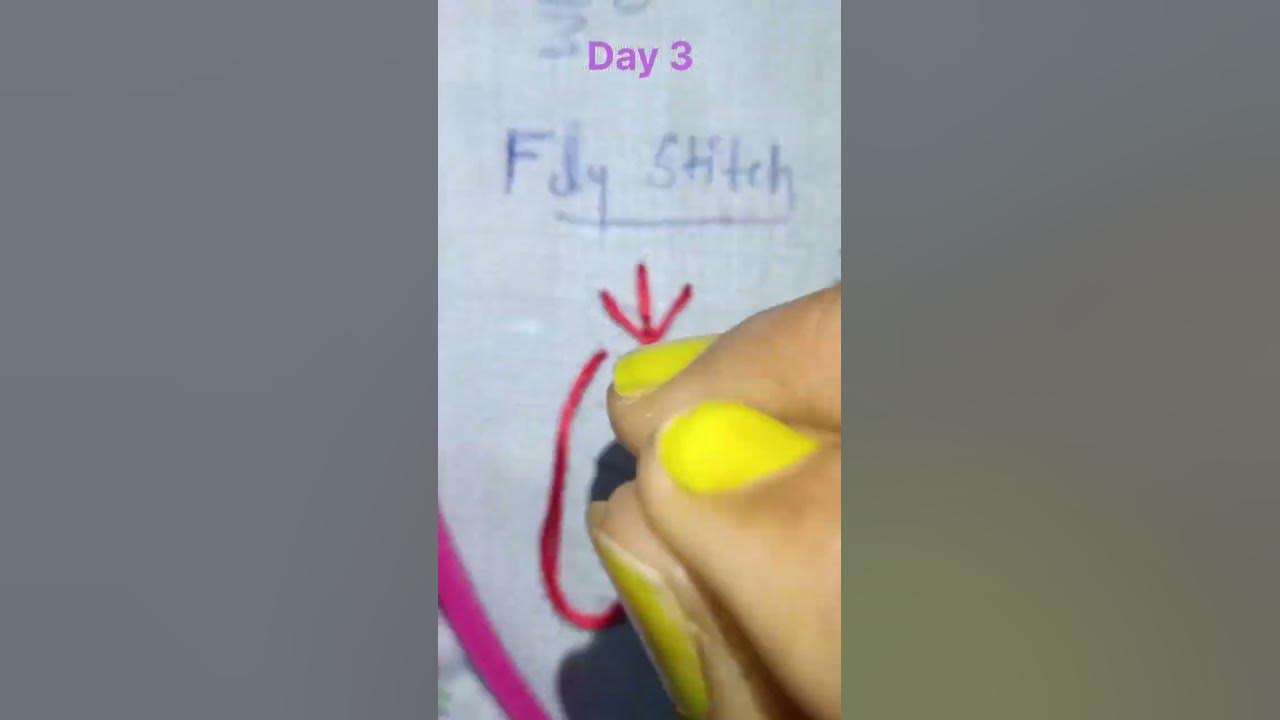 Flystitch tutorial.. Day 3#shortsvideo#viralvideo #flystitch#trendingshorts - YouTube