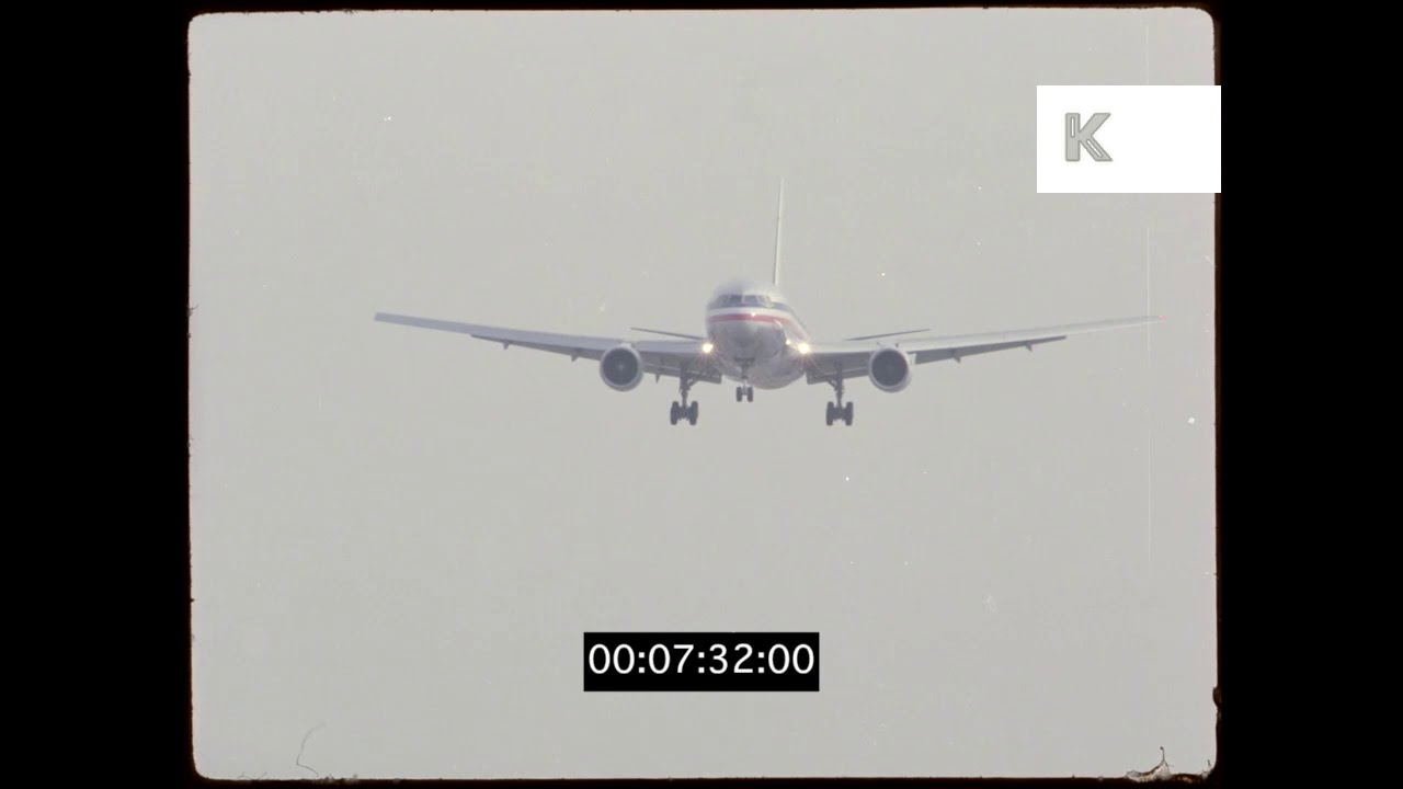 1970s, 1980s JFK Airport Traffic, New York, 35mm - YouTube