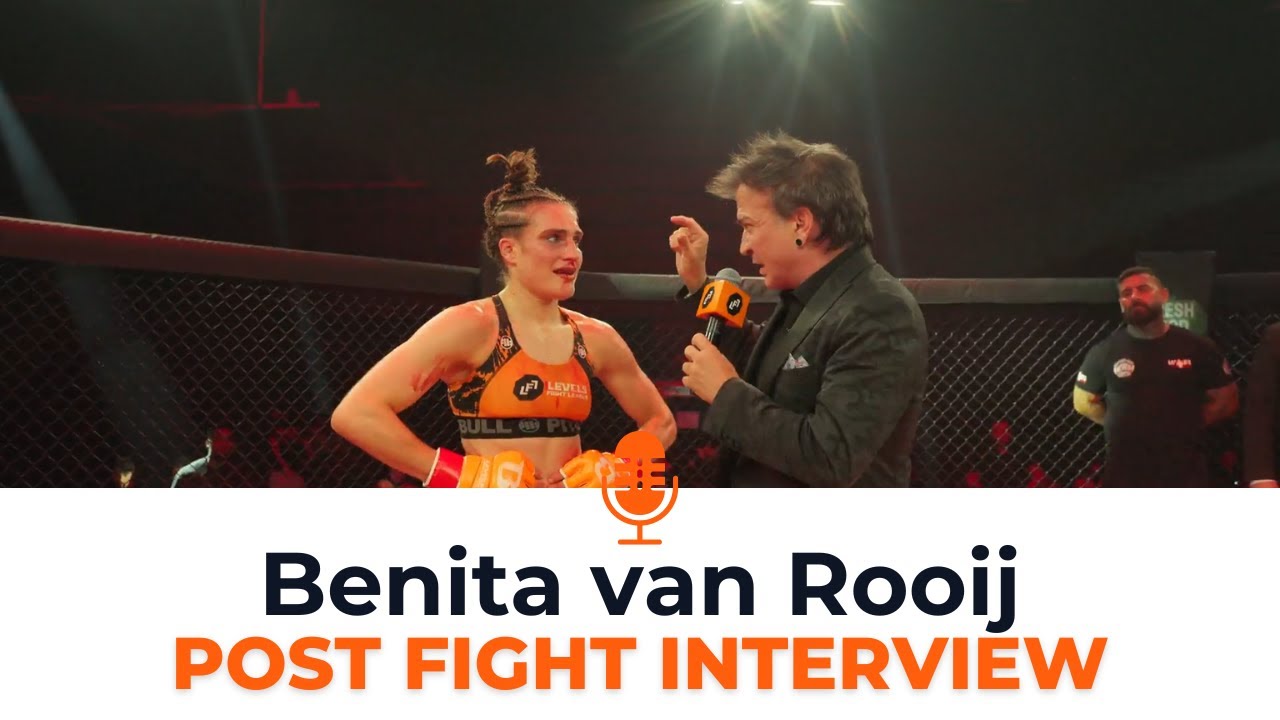 BENITA VAN ROOIJ | POST-FIGHT INTERVIEW LFL13 - YouTube