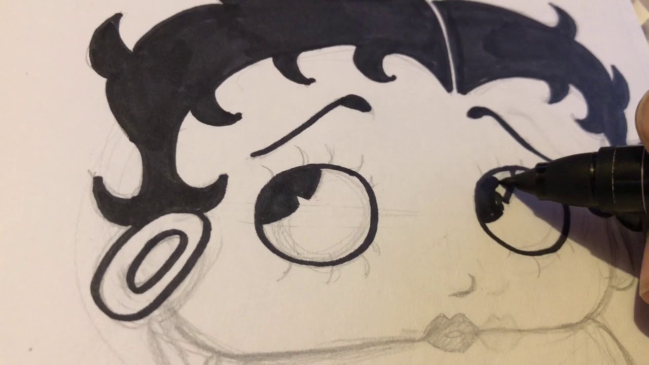 Inktober Day Two| Betty Boop - YouTube