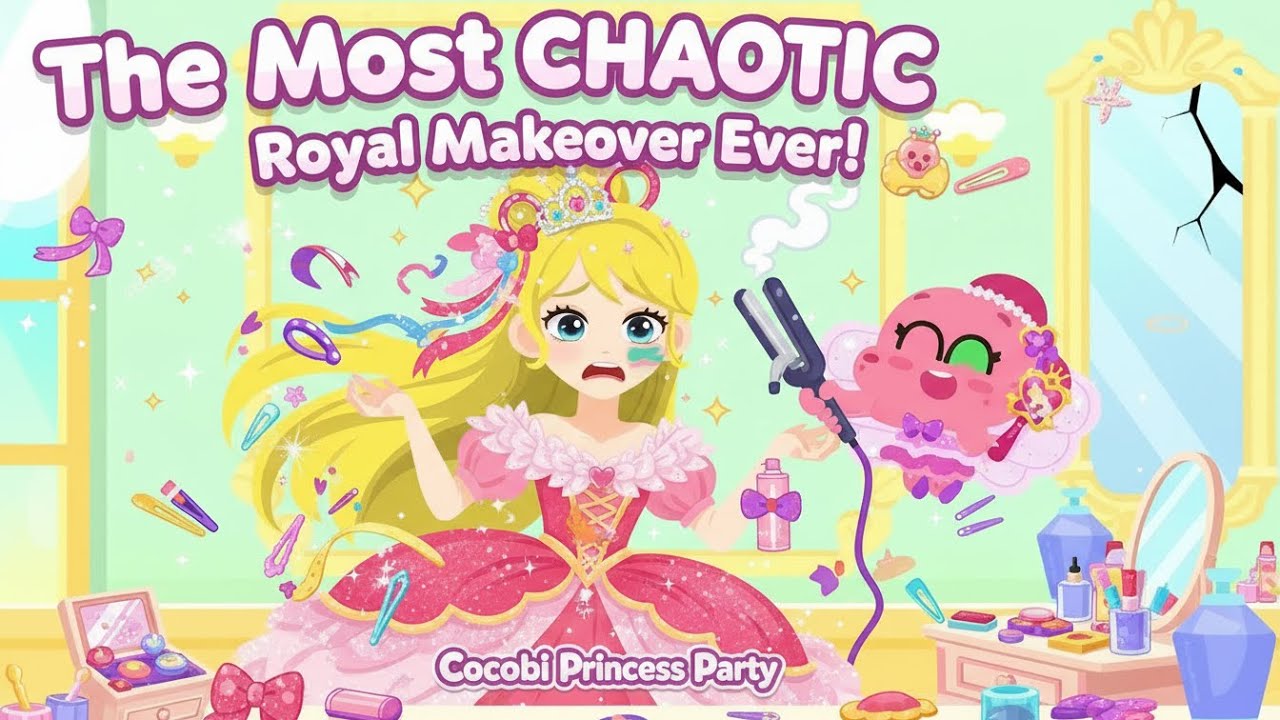 The Most Chaotic Royal Makeover Ever! 💅 Cocobi Princess Party Gameplay ...