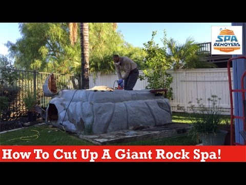 How to Cut Up a Spa - Spa Removal in Anaheim, CA - Faux Spa Removal ...