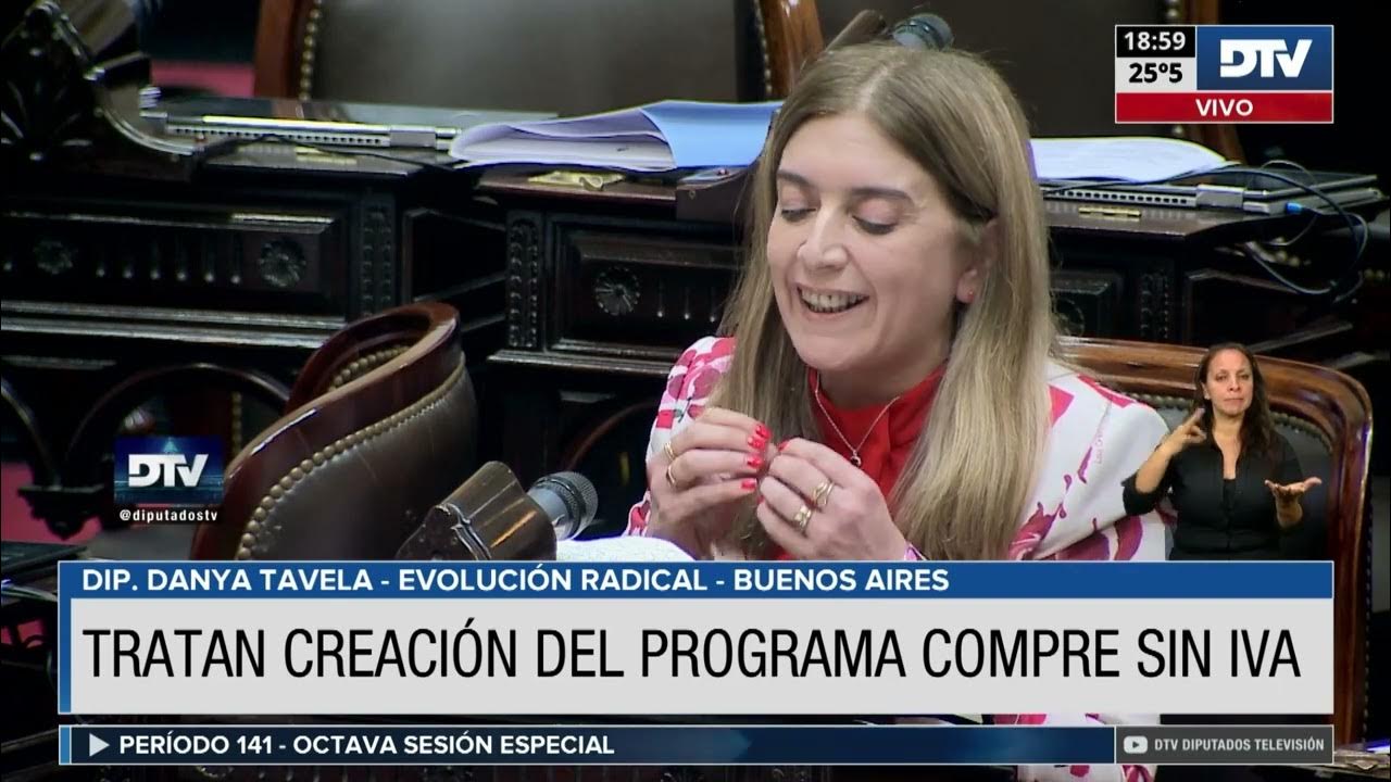 Diputada Tavela, Danya - Sesión 10-10-2023 - YouTube
