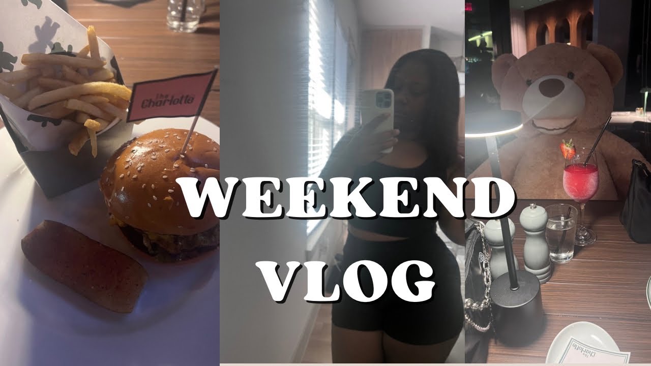 Weekend Vlog | I went to The Charlotte in Dallas, work out routine ...