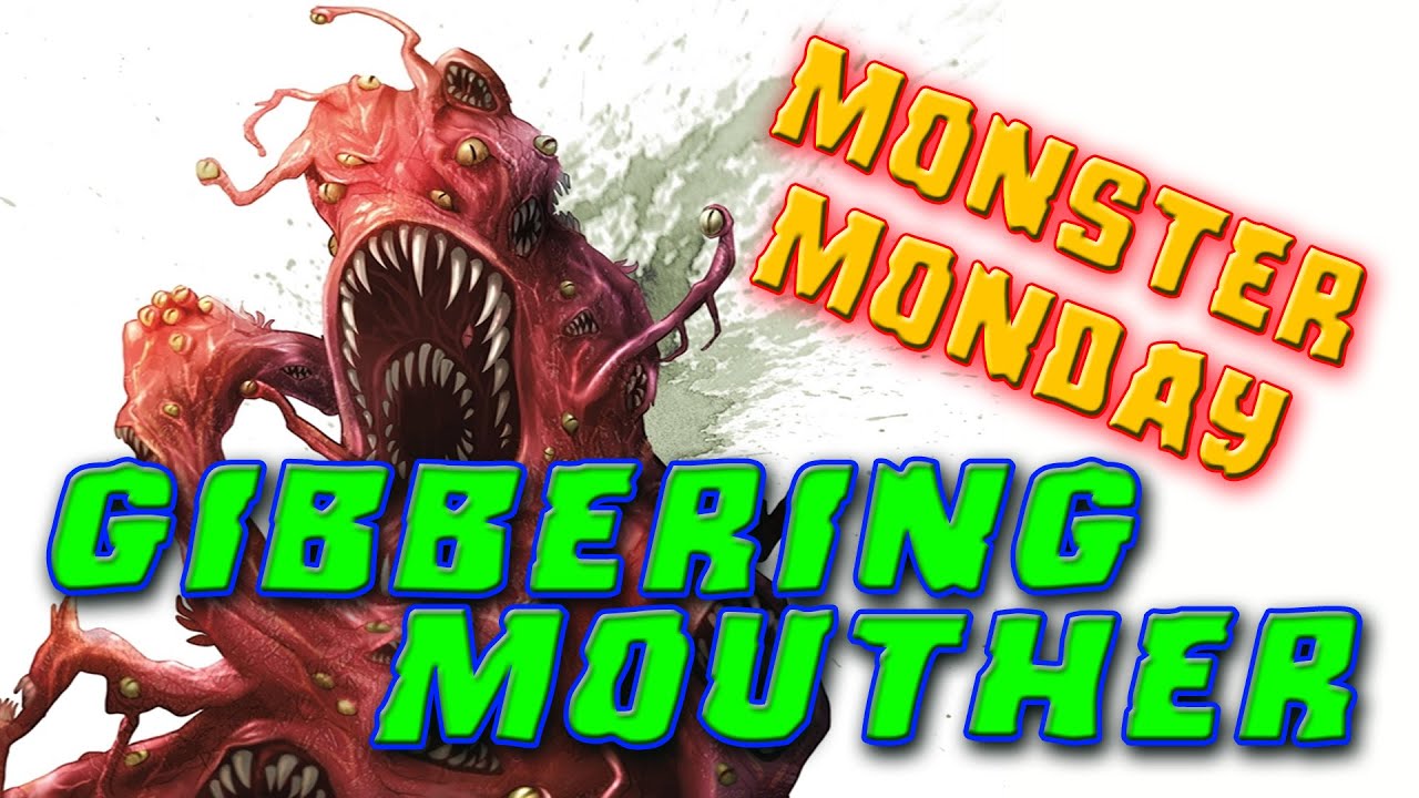 Monster Monday: Gibbering Mouther - Dungeons & Dragons, D&D, DnD - YouTube