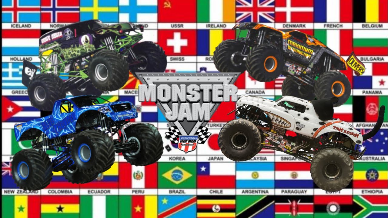 Monster Jam 2000’s International Highlights - YouTube