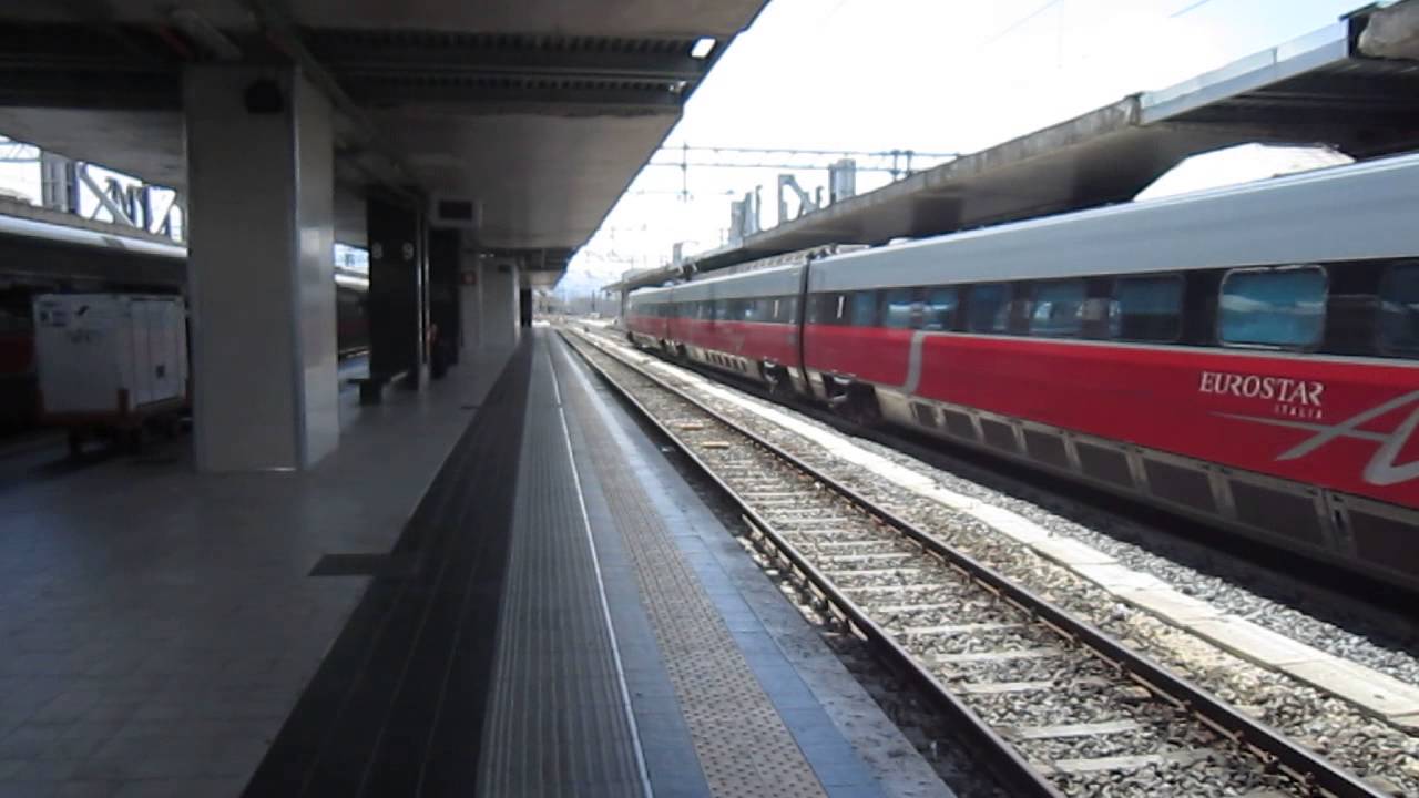 LA FRECCIARGENTO 9350 IN ENTRATA A ROMA TERMINI! - YouTube