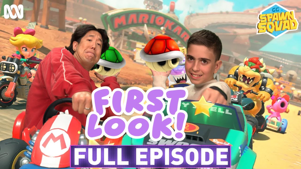 Playing Mario Kart World for the FIRST TIME | GGSS | ABC Big Kids - YouTube