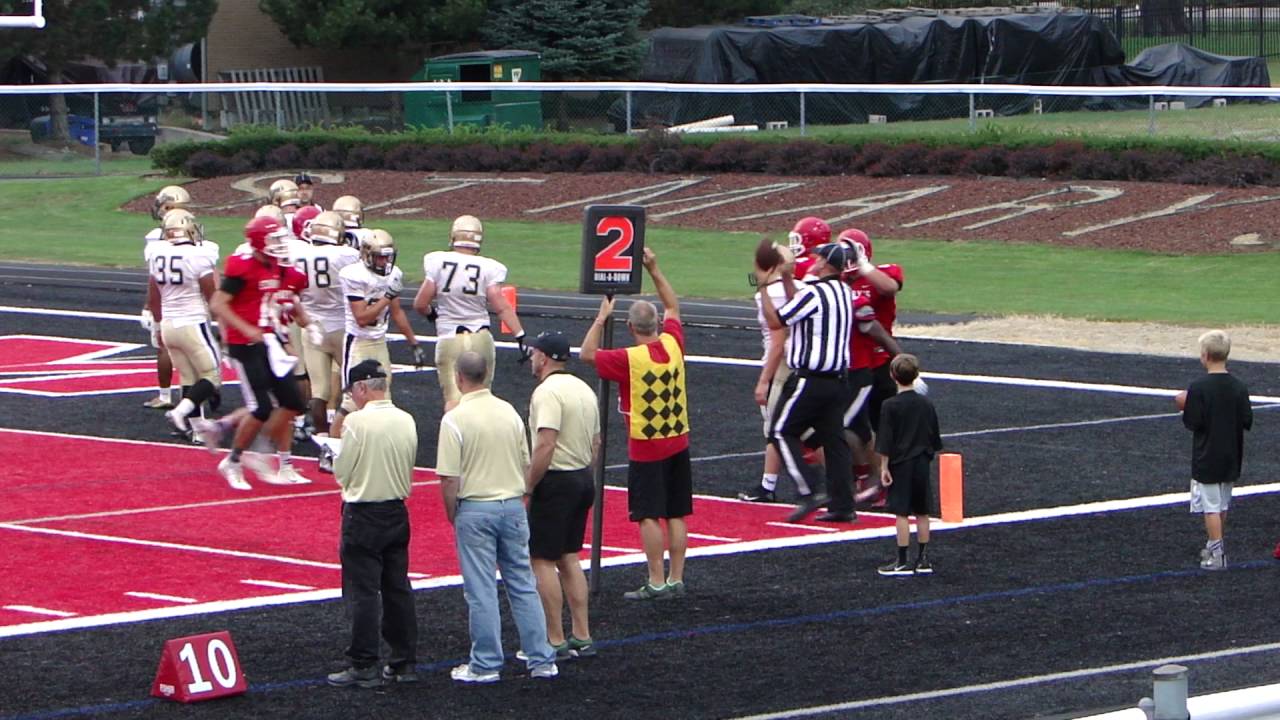 RaShawn Allen Orchard Lake St Mary's touchdown vs. Penn High School, 9 ...