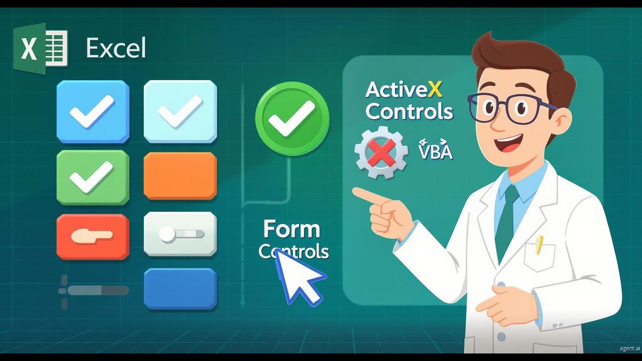 Controls in VBA | Form Controls & ActiveX Controls | Excel VBA for ...