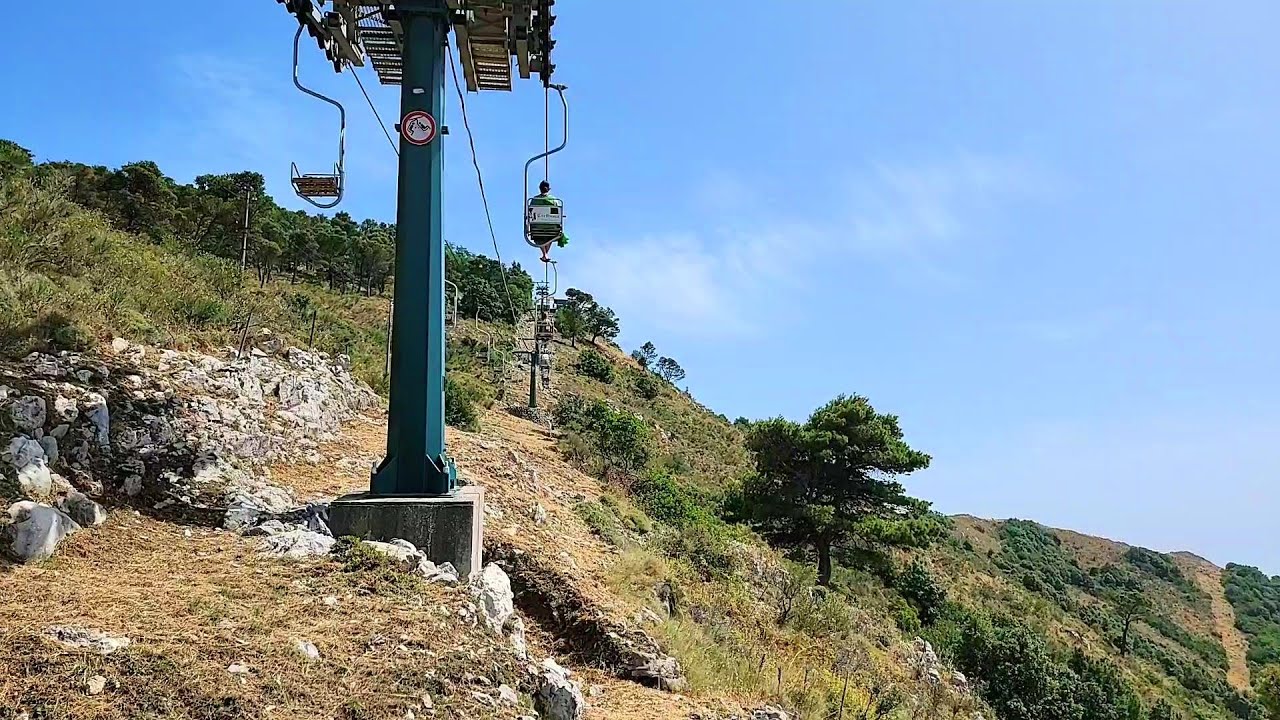 Monte Solaro Chair Lift Top of AnaCapri! Video and Pics Full Ride to ...
