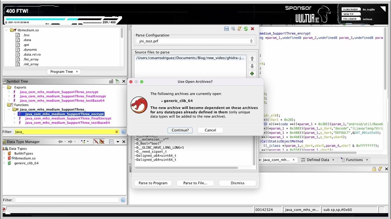 How to reverse engineer JNI in Android with Ghidra - YouTube
