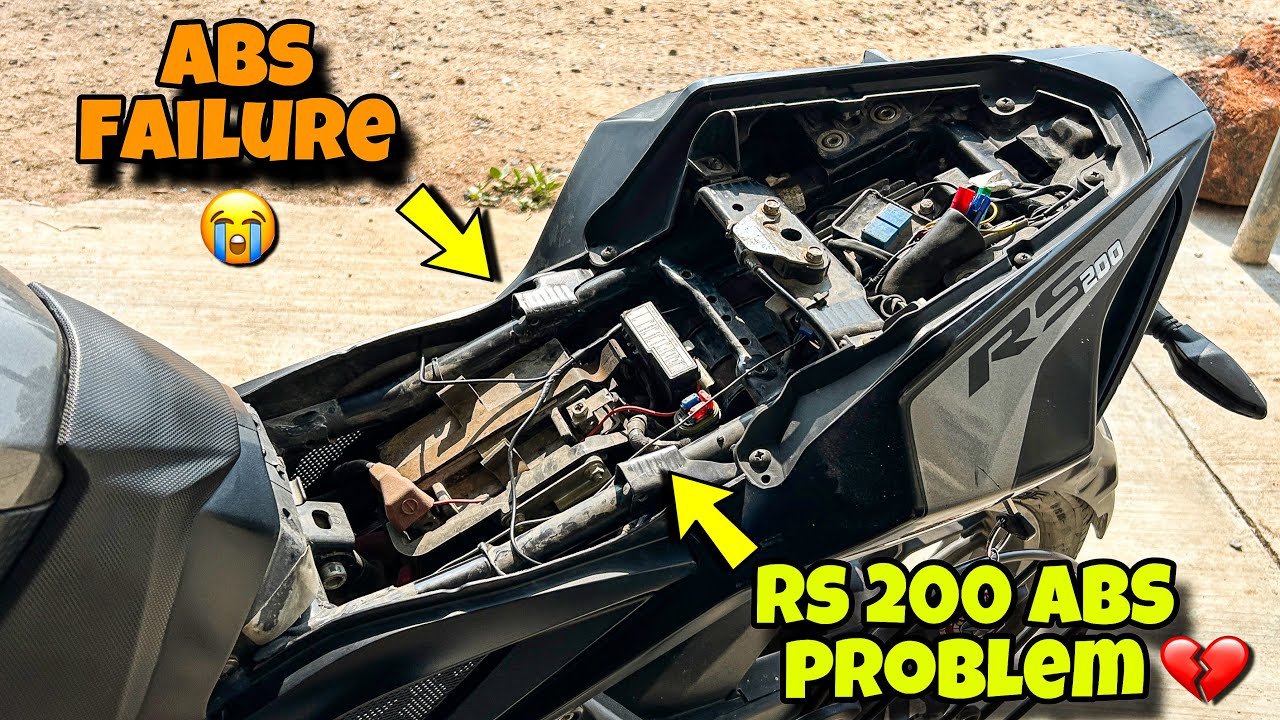 Bajaj Pulsar Rs 200 ABS Failure 😨 || Pulsar Rs 200 ABS Problem 💔 || The ...