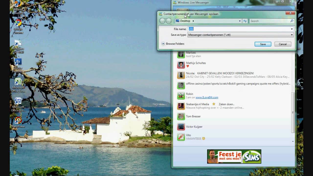 How To Invite Your MSN/WLM Contacts List to WorldofMoneycraft.com - YouTube