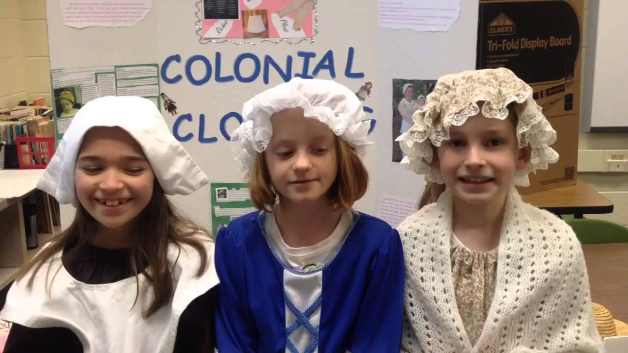 Colonial Day-Clothing - YouTube