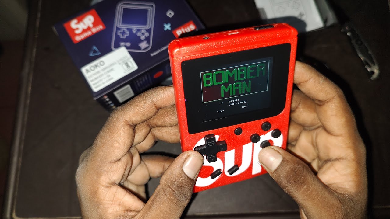 Sup Red Color Handheld Game English - YouTube