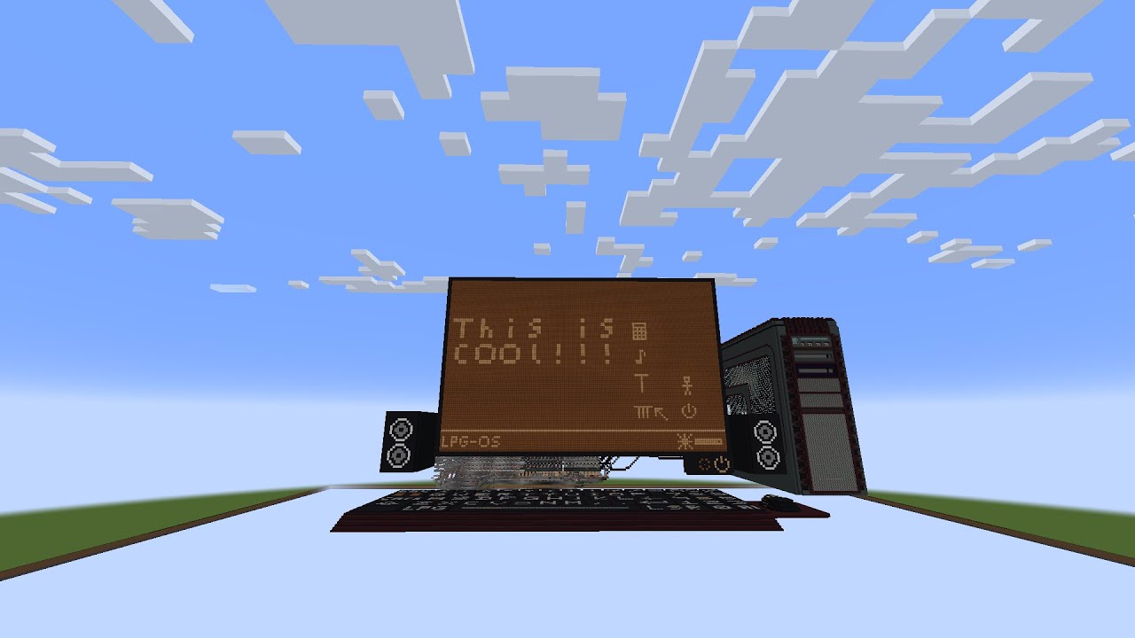 There is a computer in minecraft????? - YouTube