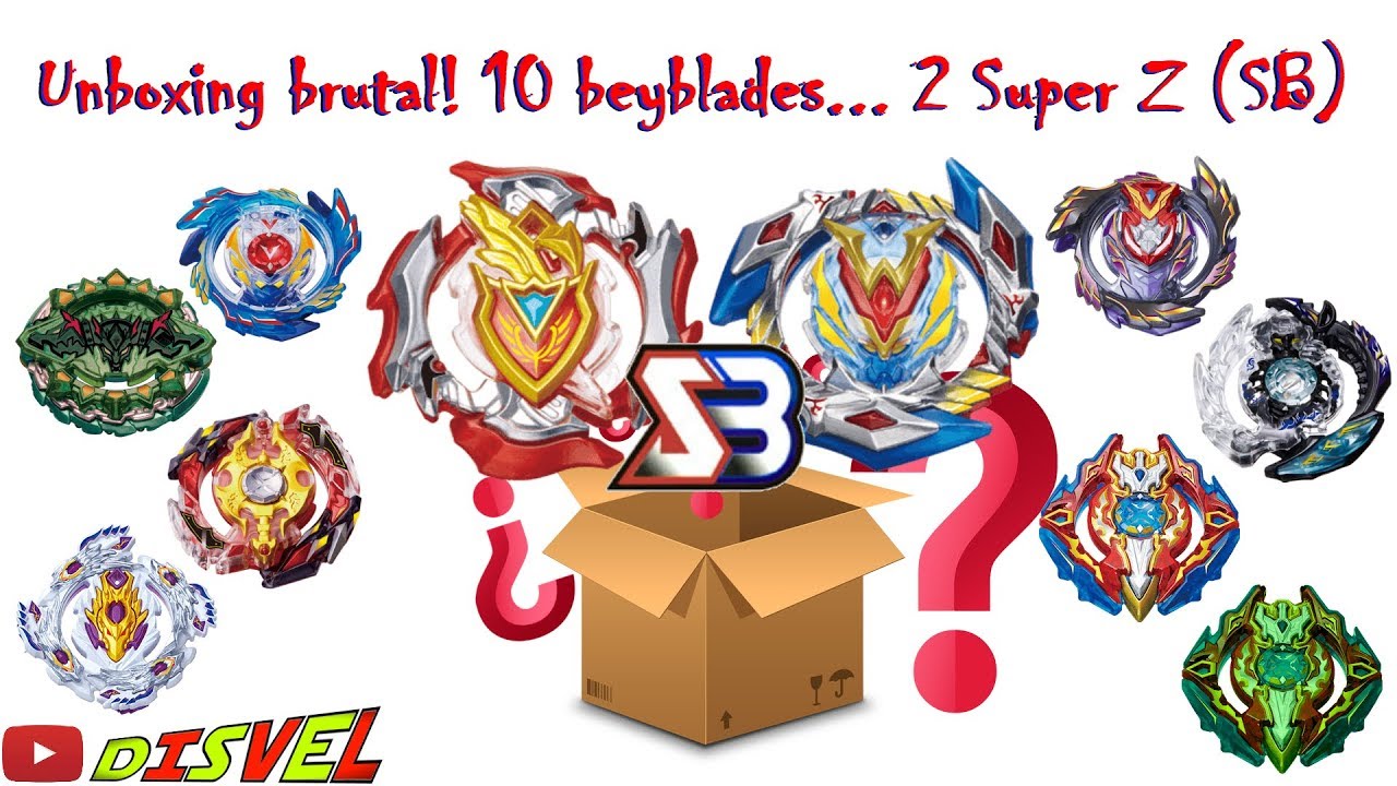 Unboxing brutal! 10 beyblades... 2 Super Z (SB) - Beyblade burst Perú ...