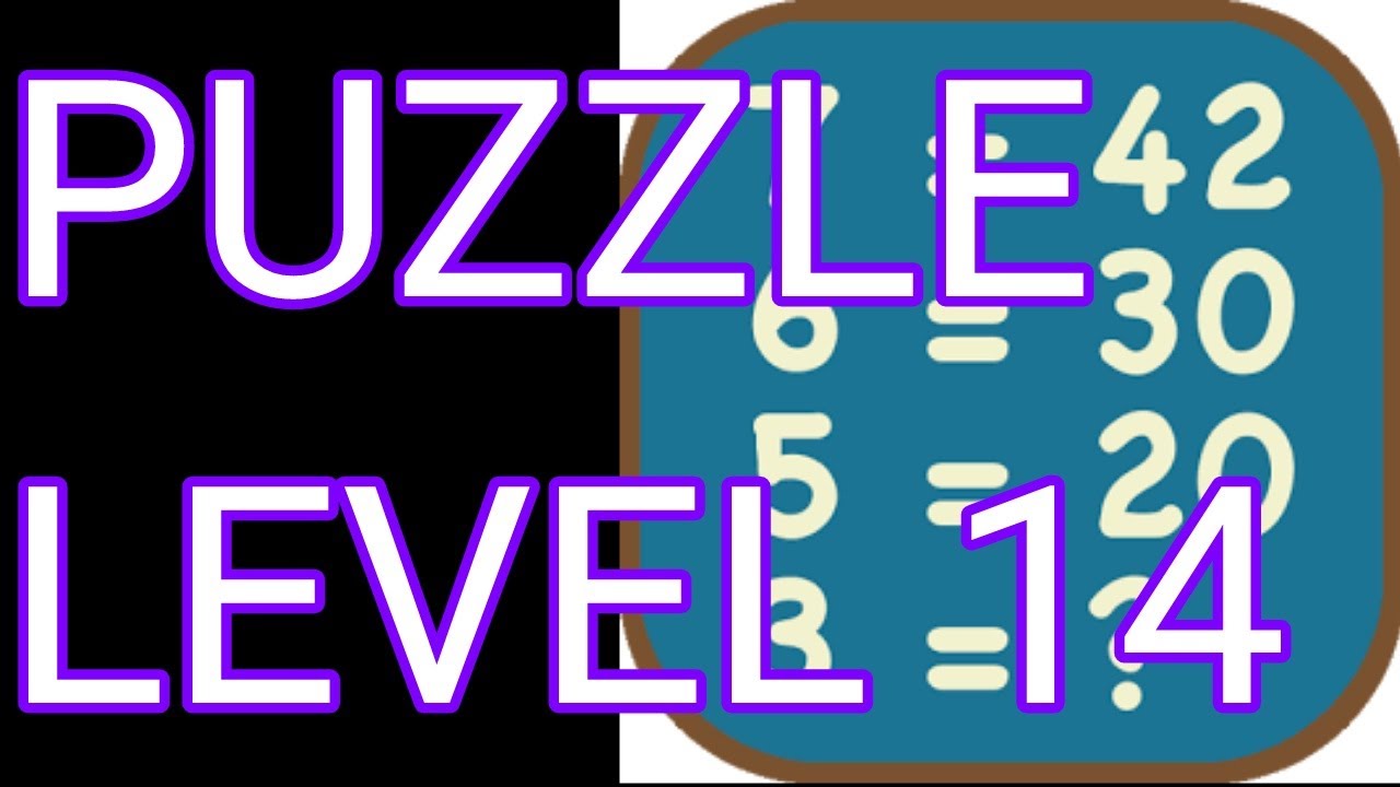Math Puzzles Level 14 Walkthrough - YouTube