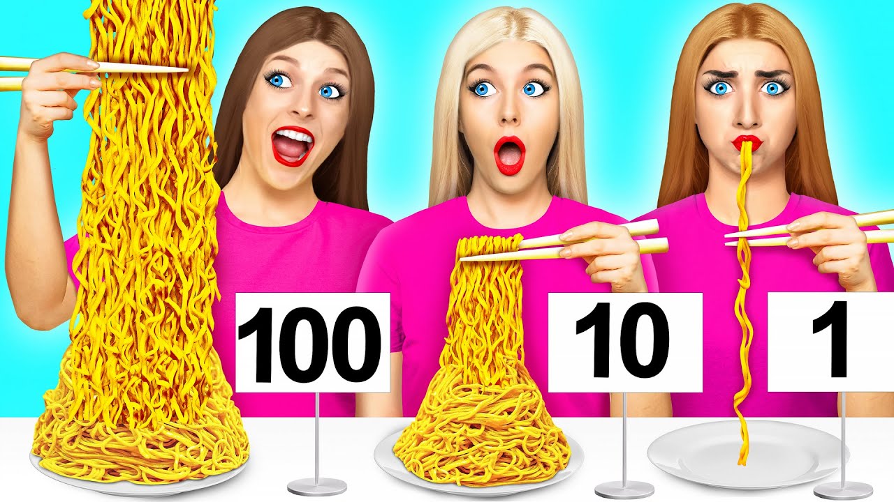 100 Layers of Food Challenge #2 by Multi Do Fun - YouTube