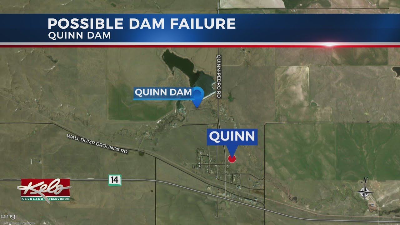 Quinn Dam In Pennington County Failing, Emergency Management Sending ...