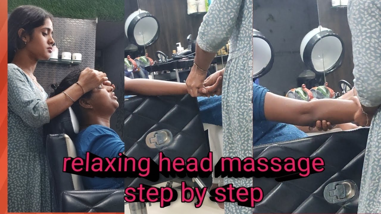 head massage कैसे मालिश करें😌// how to do head massage step by step// # ...