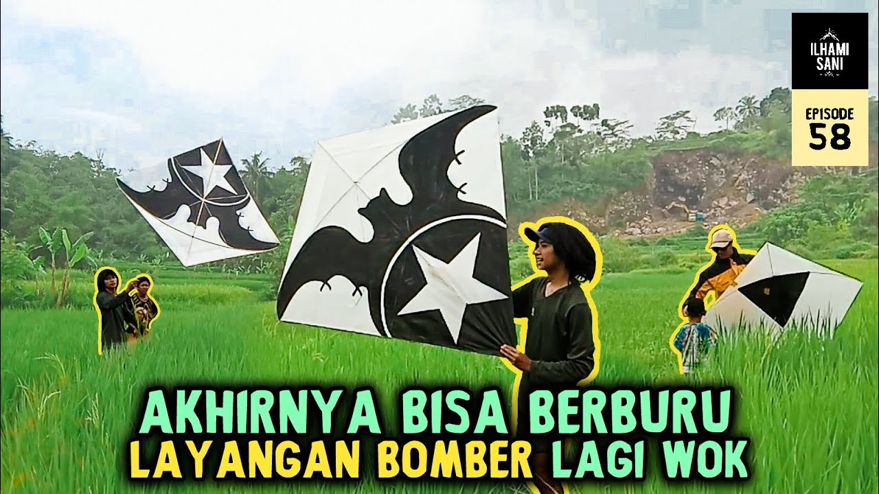 Akhirnya Bisa Berburu Layangan Bomber Lagi Wok!!! | Mengejar Layangan ...