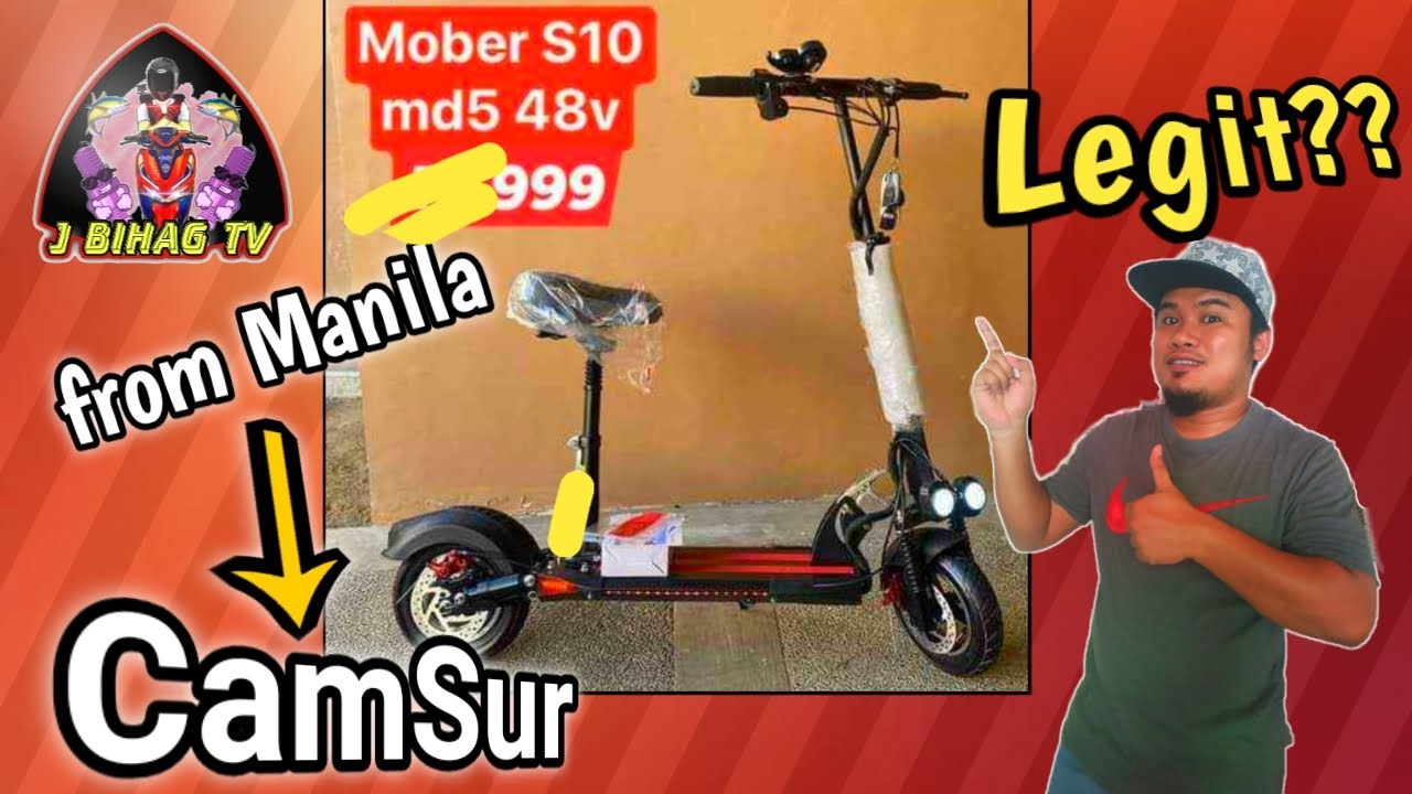 UNBOXING MOBER S10 MD4 | PINAKA SULIT NA ELECTRIC KICK SCOOTER - YouTube