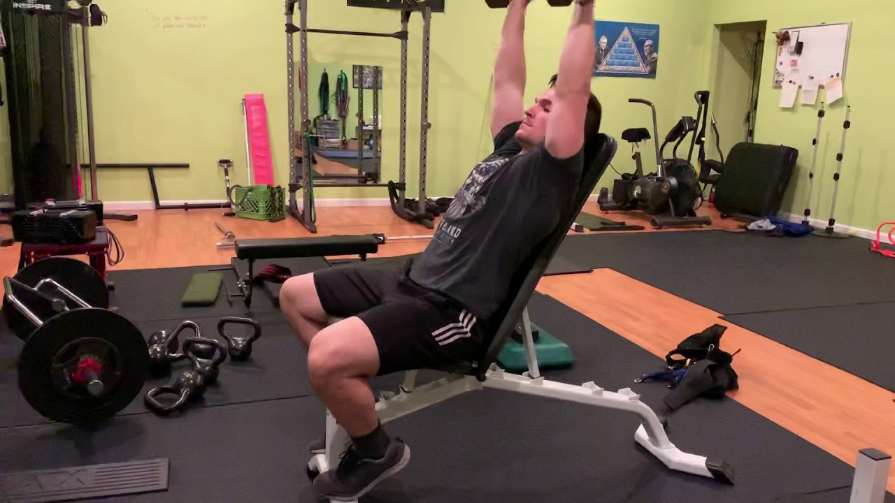60 Degree Incline Press - YouTube
