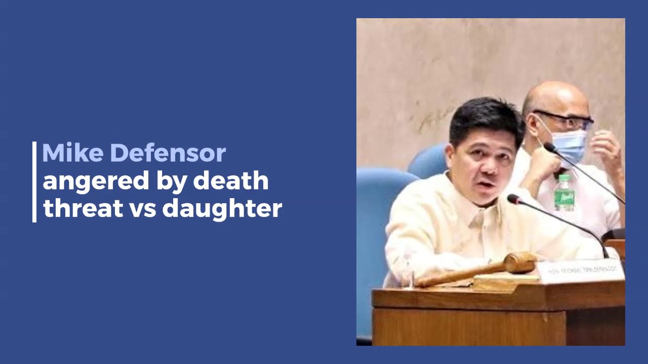 Mike Defensor angered by death threat vs daughter - YouTube