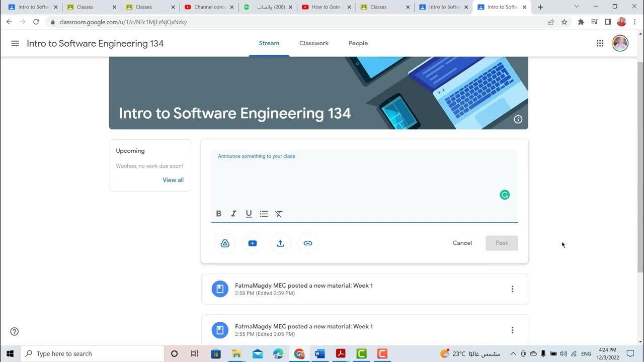 how to use google classroom - computer and laptop version - YouTube