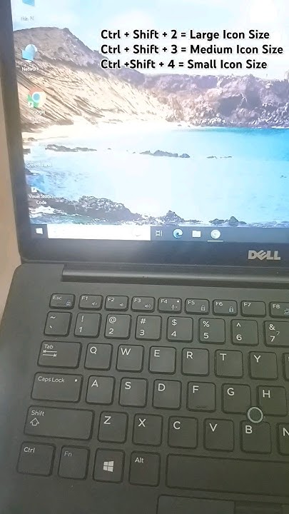 Desktop Icon Size Change Shortcuts Key in Windows|| #shorts #computer #trending #desktopicons # ...
