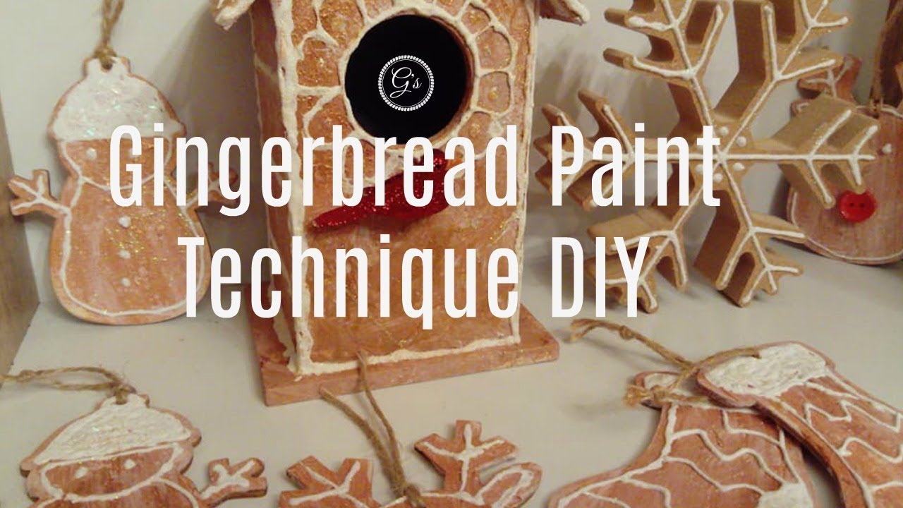 Gingerbread Paint Technique DIY YouTube gingerbread-paint-technique-diy-youtube