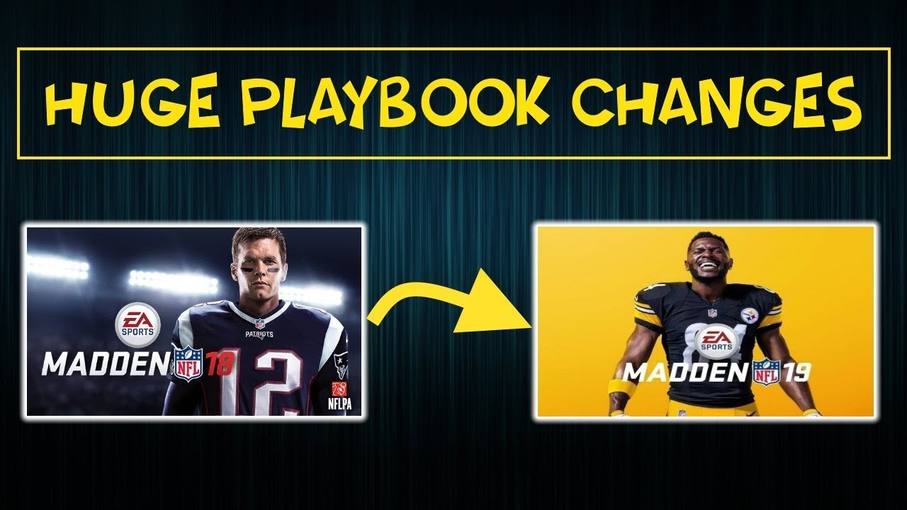 Madden 19 Biggest Changes to Playbooks - YouTube