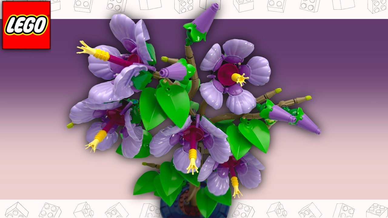 LEGO Speed Build | Hibiscus | Botanicals 10372 - YouTube