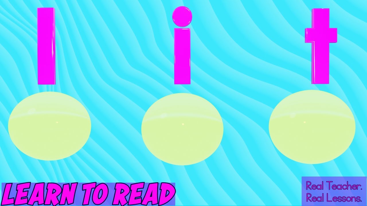 Reading Lesson for Kindergarten and Preschool | CVC Phonics Word Family ...