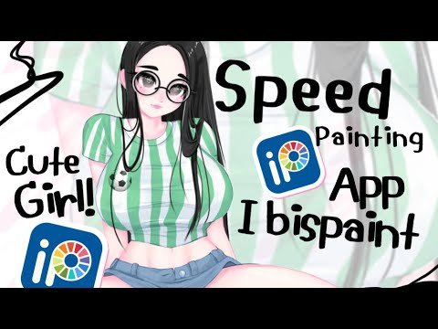 Speed painting i bispaint x ep.3 / วาดการ์ตูนด้วยแอพไอบิสเพนท์ - YouTube