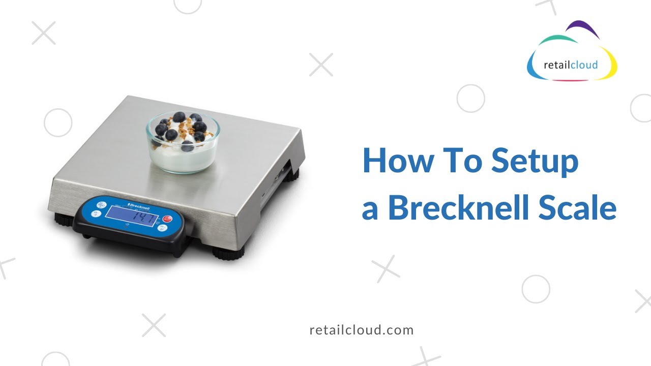 How To Setup A Brecknell 6710U 60 lb POS Scale - YouTube