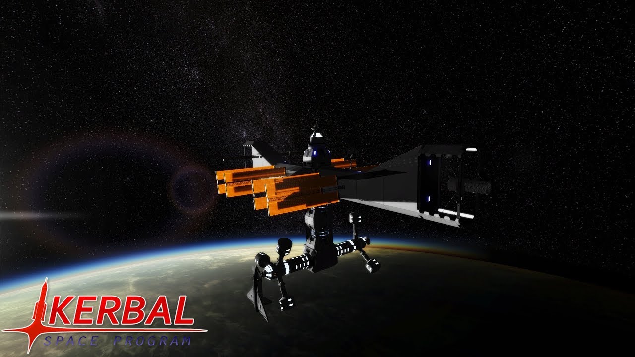 Visiting big station in Real Solar System | Kerbal Space Program - YouTube
