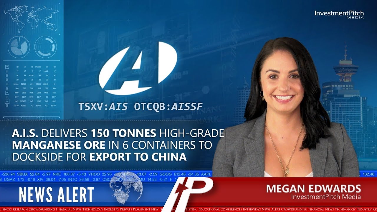 A.I.S. delivers 150 tonnes high-grade manganese ore in 6 containers to ...