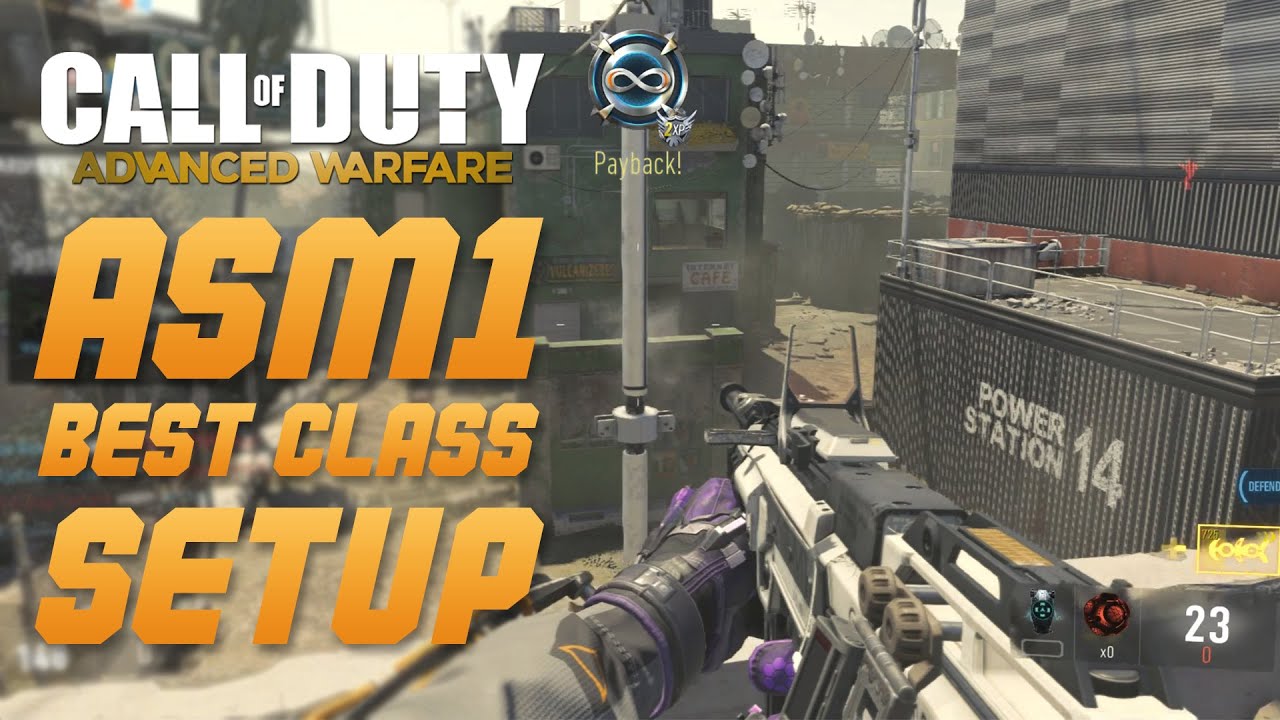 Call of Duty: Advanced Warfare - ASM1 BEST CLASS SET UP - THE SPRINTER ...