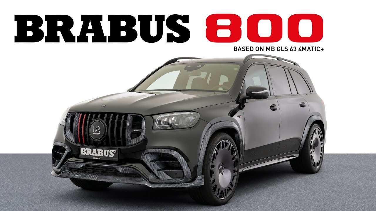 High Performance Luxury SUV - BRABUS 800 based on the GLS 63 S 4MATIC+ - YouTube