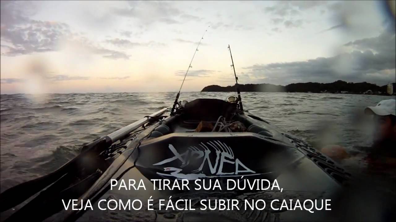 KAYAK SPORTS - 07 - SUBINDO NO CAIAQUE HUNTER FISHING - ESPADA PULANDO ...