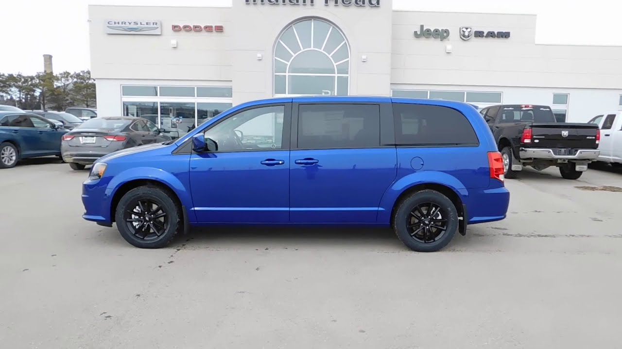 7420 2020 Dodge Grand Caravan GT Blue - YouTube
