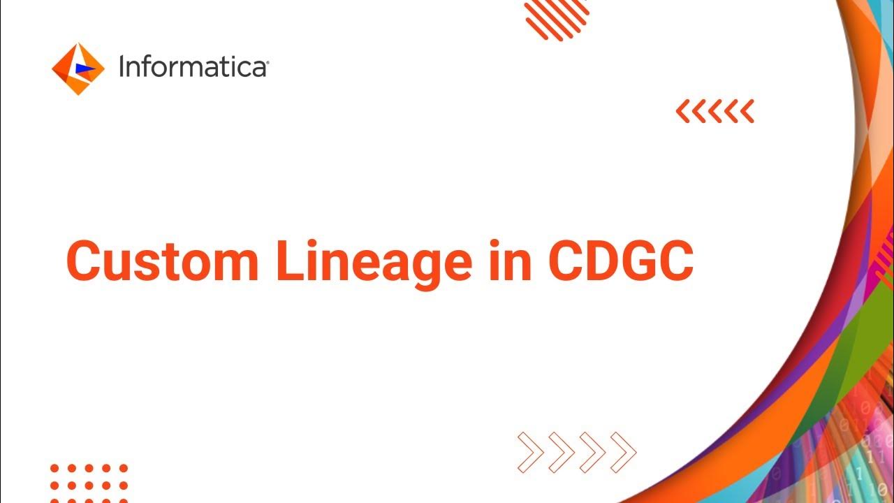 503. Custom Lineage in CDGC - YouTube